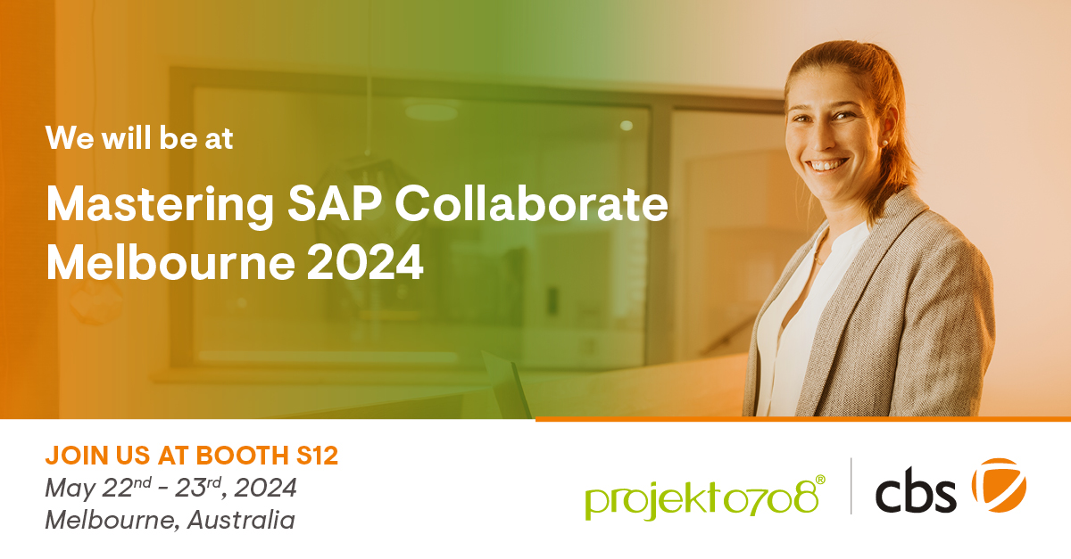 Meet our cbs experts @ Mastering SAP Collaborate - Melbourne 2024