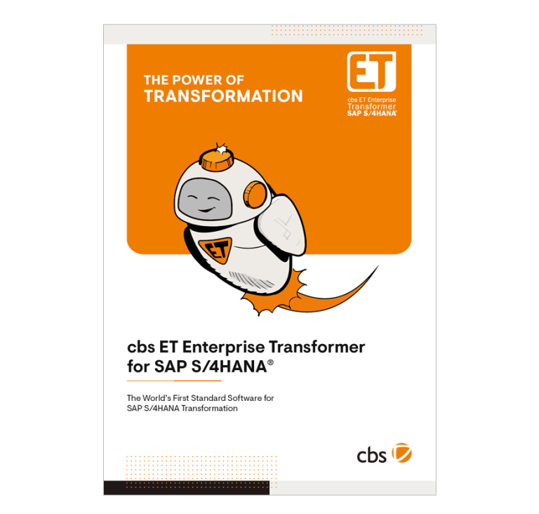 Free white paper: cbs Enterprise Transformer for SAP S/4HANA | cbs ...