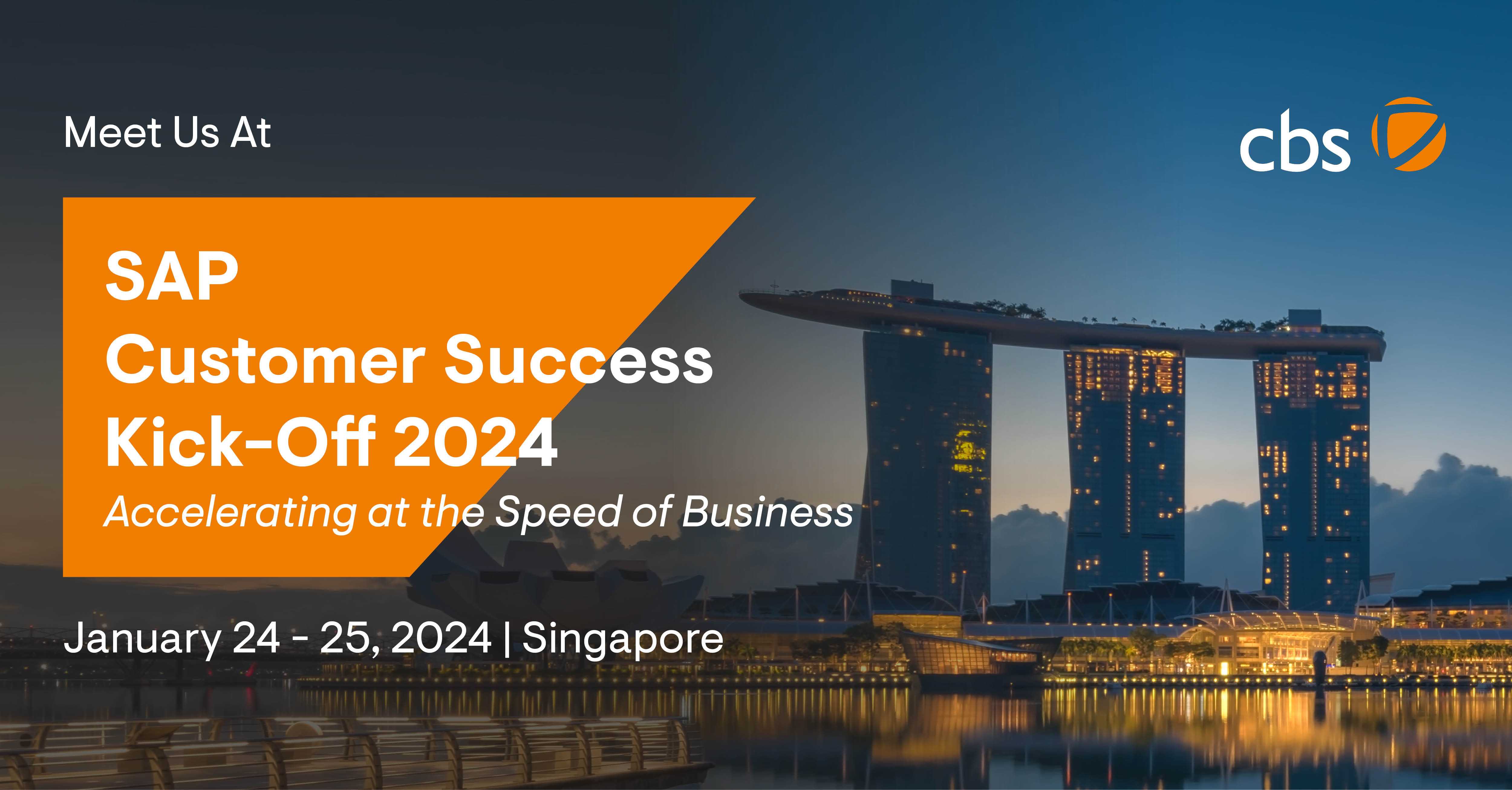 Meet our cbs experts @ SAP Customer Success Kick-Off 2024
