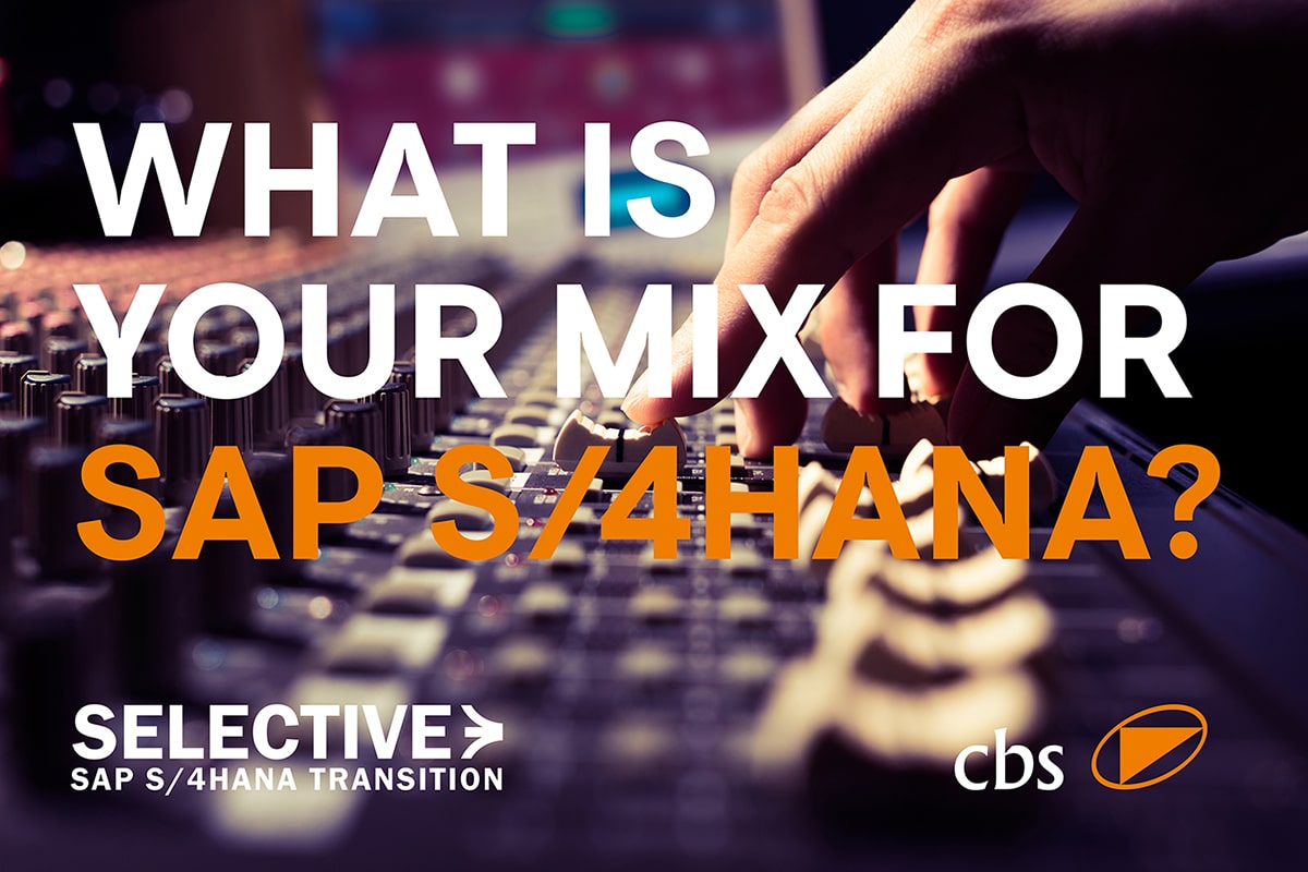 Selective S 4hana Transition Move To Sap S 4hana With Selective Data Transition