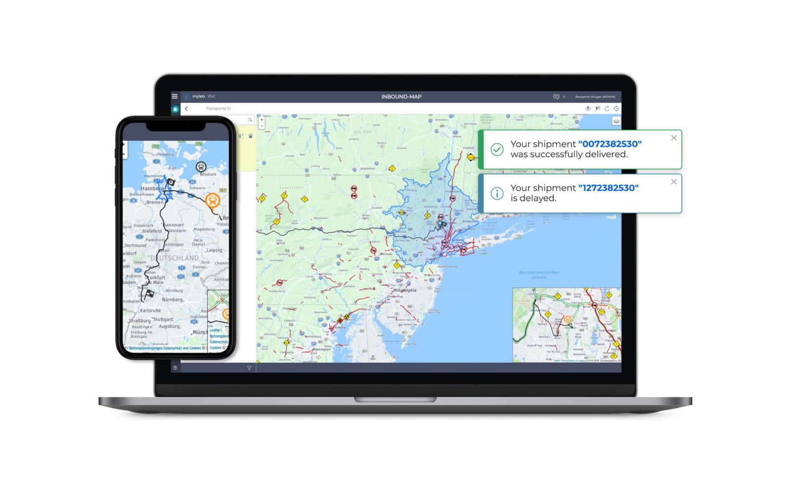 myleo / dsc Logistics Platform | cbs Corporate Business Solutions